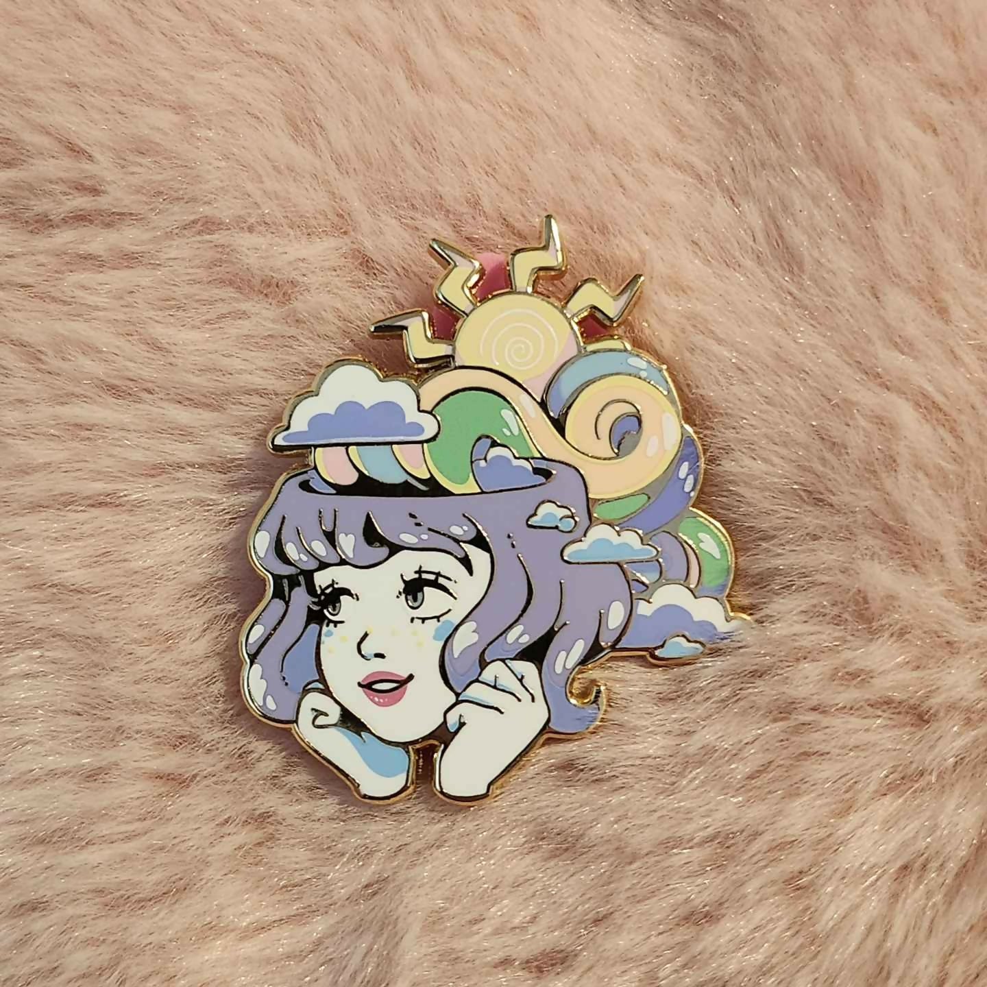 Rainbow Thoughts Enamel Pin – Lolita Collective