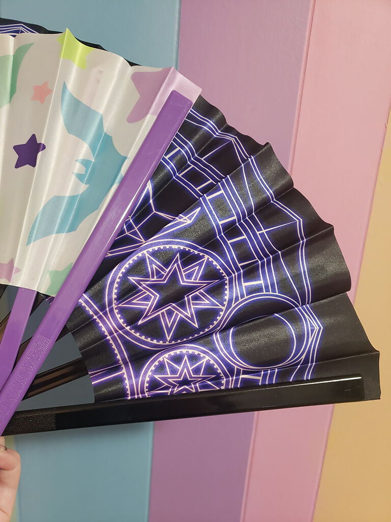 Giant UV Nylon Clacker Fans (5 styles) – Lolita Collective