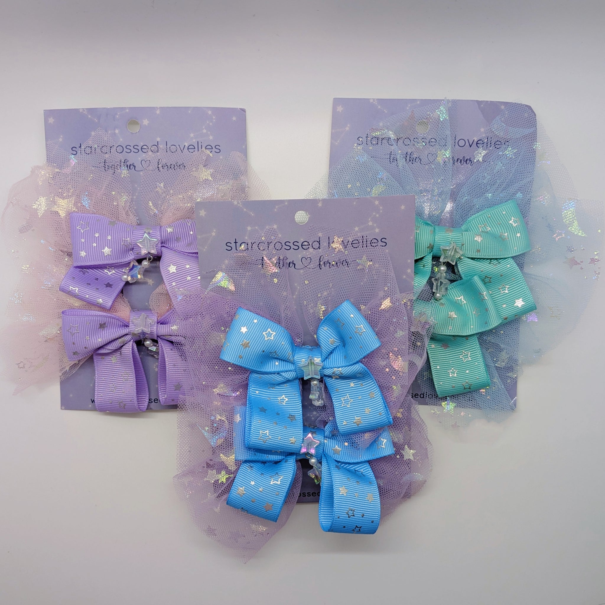 SFS! Iridescent Star Hair Bows – Lolita Collective
