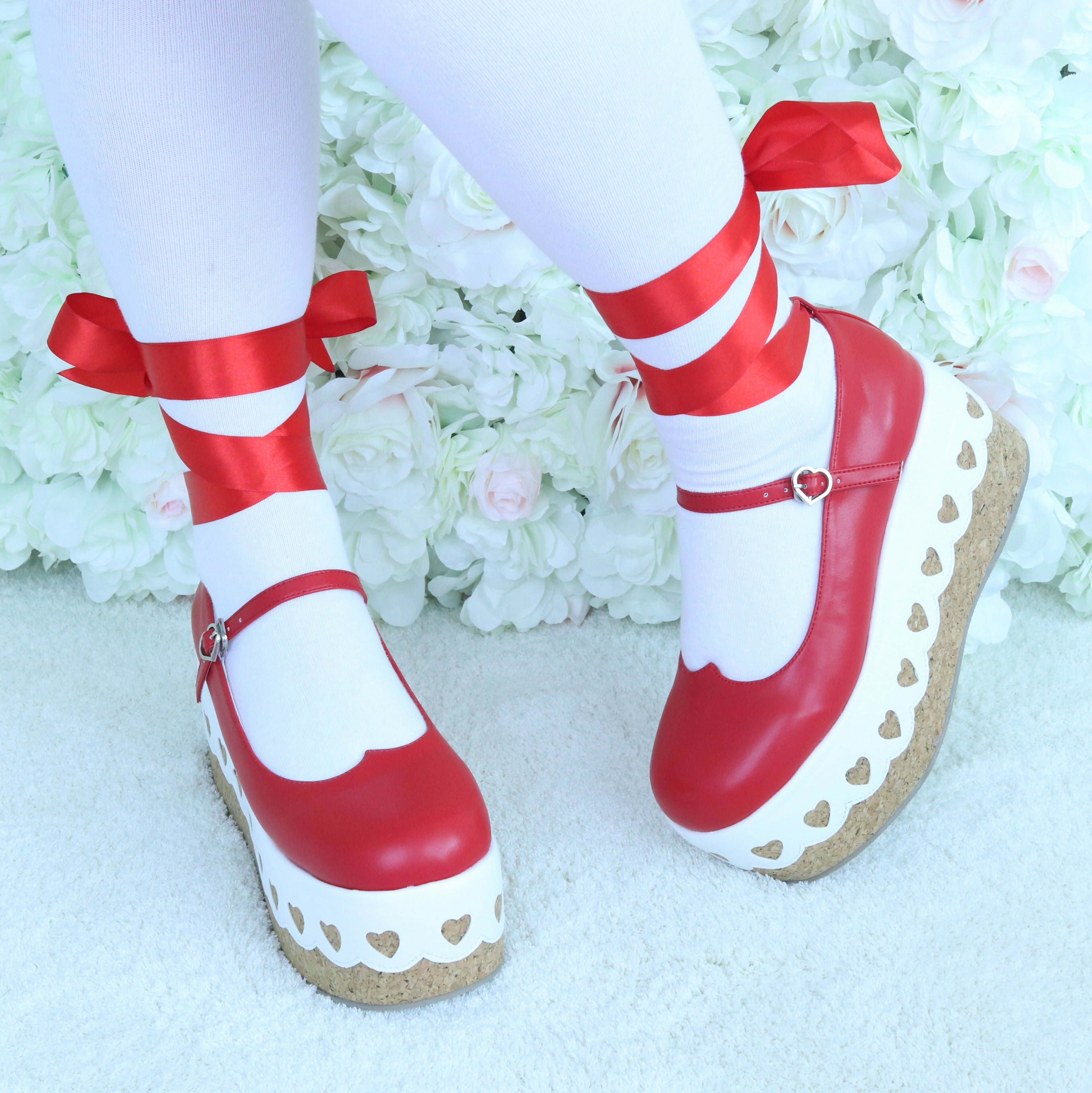 Retro Romantic Platform Shoes (Cork Sole) – Lolita Collective
