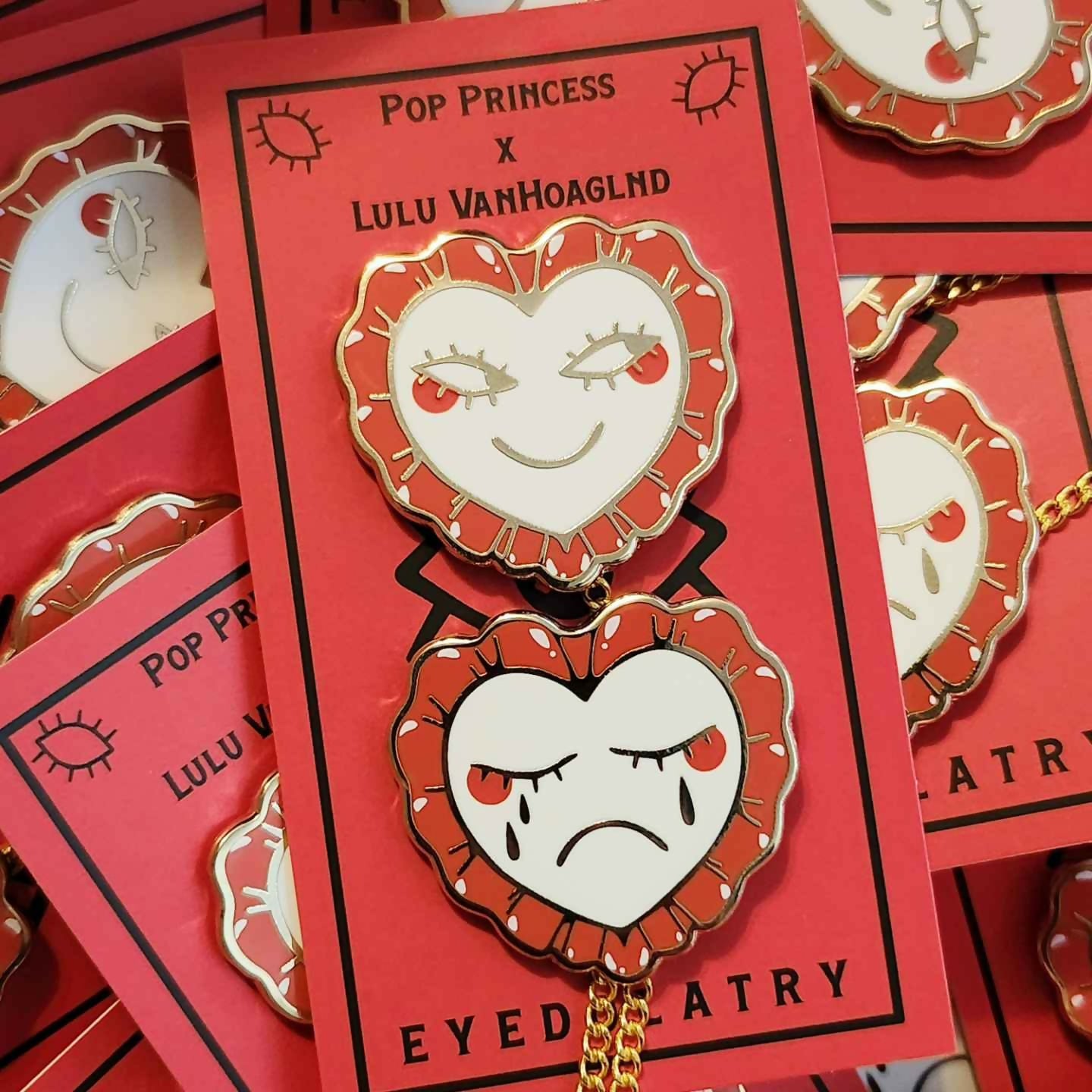 Smiling Crying Collar Pins – Lolita Collective